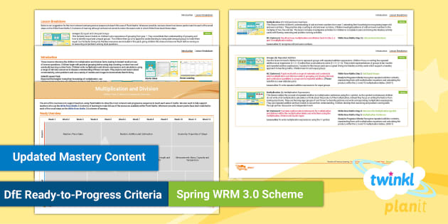 FREE! - Year 2 Multiplication and Division PlanIt Maths Steps to ...