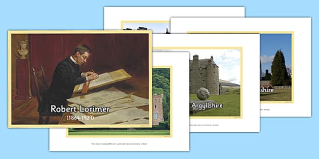 Scottish Architect Sir Robert Lorimer Photo Pack - Twinkl