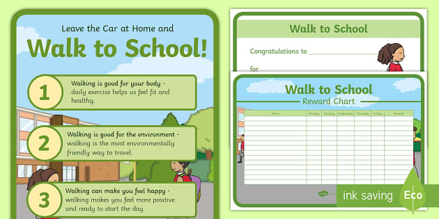 Walk To School Week Resources | KS1 & KS2