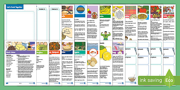 Cooking Together Recipe Booklet - Parents - Healthy Eating