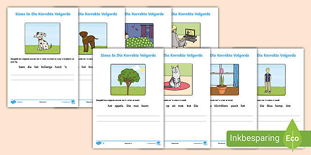 Sorteer Woorde vir Korrekte Sinne Aktiwiteit - Twinkl