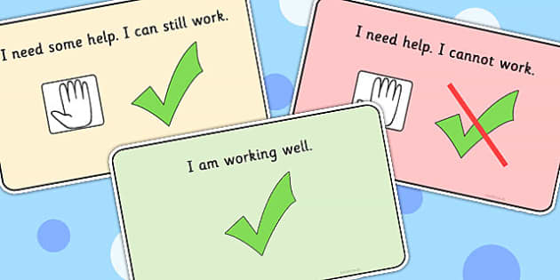 On Task Visual Support Cards A6 (teacher made) - Twinkl