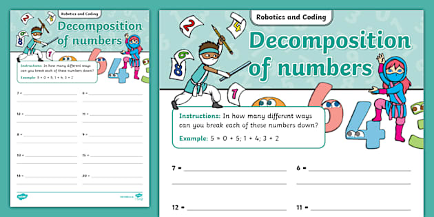 Robotics and Coding Grade 3 Decomposition of Numbers Robotics and Coding Grade 3 Decomposition of Numbers