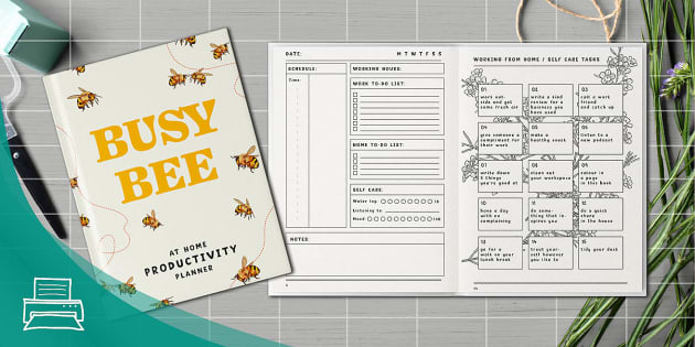 Busy Bees | At Home Productivity Planner (teacher made)