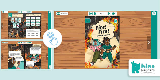 Level 6b Decodable Readers: Fire! Fire! A Time Ship Adventure