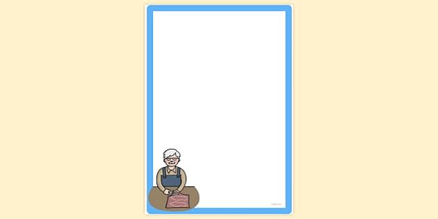 Shoemaker Page Border