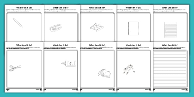 What Can It Be? Back to School Edition Drawing Activity