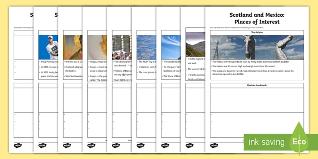 Scotland and Mexico Comparison Study Research Booklet