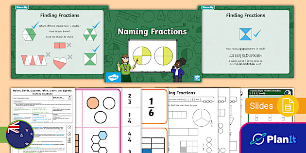 Phase 1 Rational Numbers:1/2,1/3,1/4,1/5,1/6,1/8 (Naming Fractions)