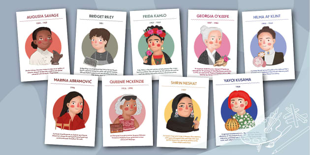 Celebrating Women in Art Posters Pack | Twinkl Art Gallery