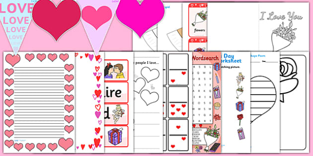 Valentine's Day Resource Pack (teacher made)