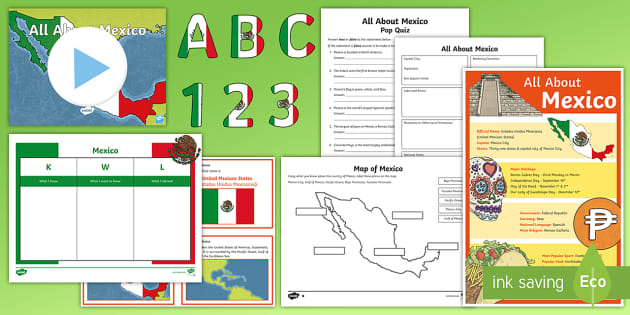 All About Mexico Teaching Pack - Social Studies