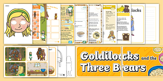 Childminder Goldilocks and the Three Bears Resource Pack