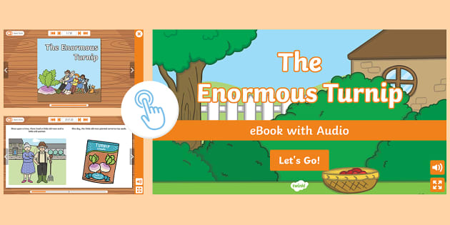 The Enormous Turnip Story eBook with Audio