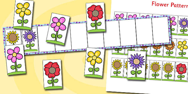 Flower Pattern Board (teacher made)