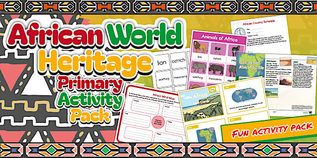 African World Heritage Day Primary Activity Pack
