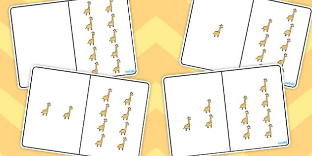 Giraffe Counting Number Bonds to 10 (Hecho por educadores)