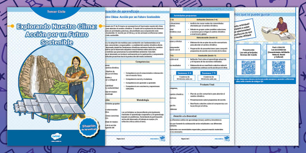 Situación de Aprendizaje - Explorando Nuestro Clima: Acción por un Futuro