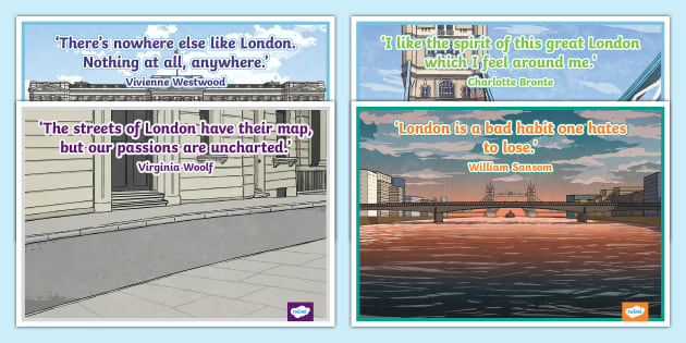 London City Quotes Display Poster Pack - Twinkl