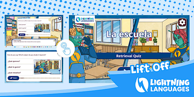👉 Lightning Languages | Spanish | Lift Off | School Interactive ...