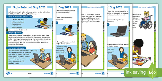 Safer Internet Day Differentiated Reading Comprehension
