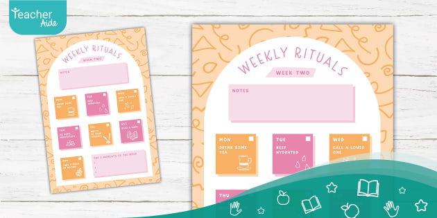 Weekly Rituals Week 2 | Confetti Theme | Teacher Aides