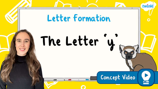 FREE! - The Letter 'y' | Letter Formation Handwriting Concept Video