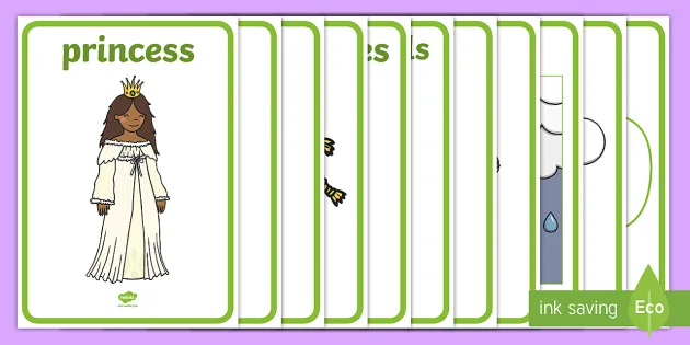 Princess Writing Paper All