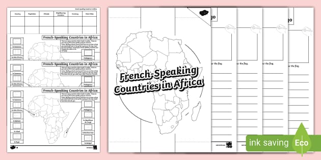 👉 French Speaking Countries in Africa Activity Pack| Twinkl