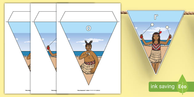 Māori Language Week Display Bunting (teacher made)