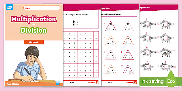 Year 3 Maths Multiplication And Division Workbook AUS 