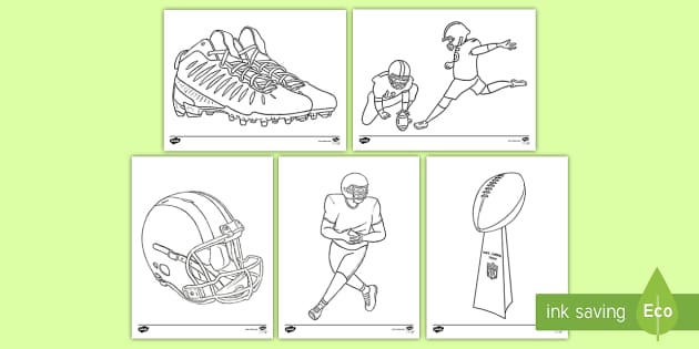 football coloring pictures to print