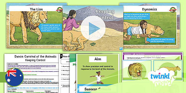 Move PE Year 4 Dance: Carnival of the Animals Lesson 2: Keeping Control ...