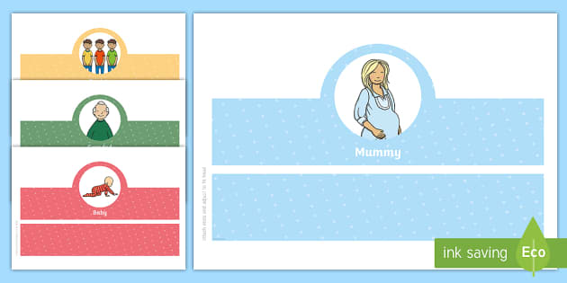 Family Member Headband Oral Language Game - Twinkl