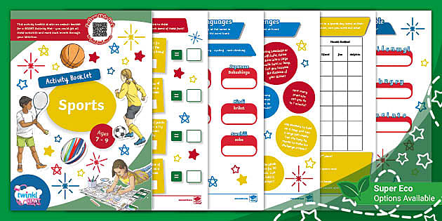 Sports GAM & Activity Booklet Content (7 to 9 years)