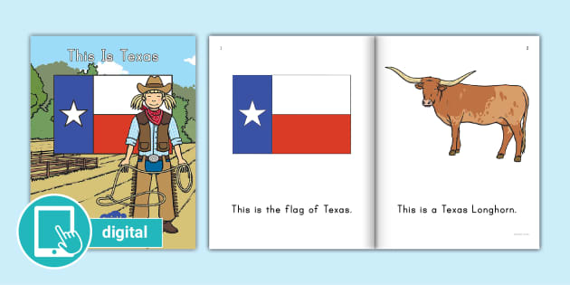 Texas State Symbols Emergent Reader eBook (teacher made)