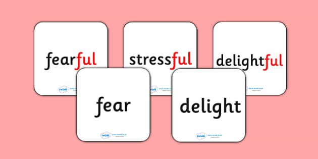 Suffix Matching Cards ful (teacher made) - Twinkl