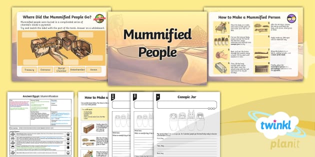 History: Ancient Egypt: Mummies UKS2 Lesson Pack 3 - Twinkl