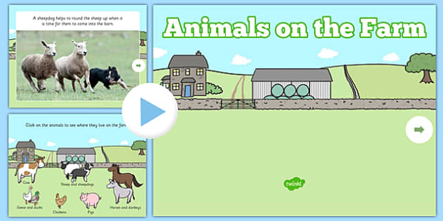 KS1 Animals on the Farm PowerPoint - Teaching Resources