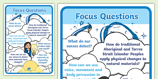 Sensational Sensory Investigators Year 2 Focus Questions Display Posters