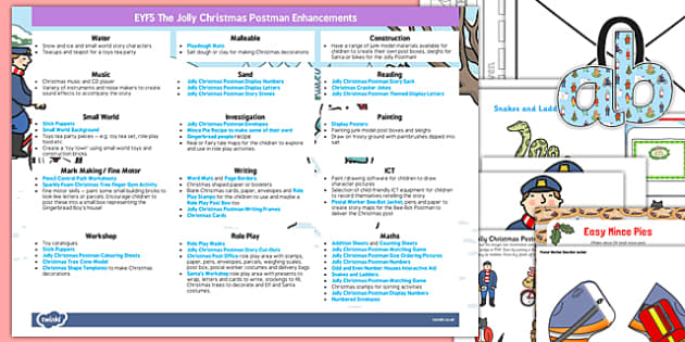 EYFS Enhancement Ideas and Resources Pack to Support Teaching on The Jolly