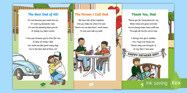 Father’s Day Poem Pack - Primary Resources
