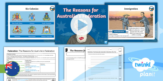 Year 6 The Reasons for Federation Lesson Pack (teacher made)