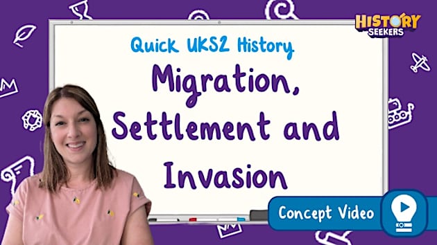 Migration, Settlement and Invasion | UKS2 History Concept Video