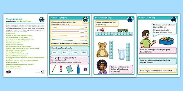 👉 White Rose Maths Compatible Year 2 Measure Length (cm)