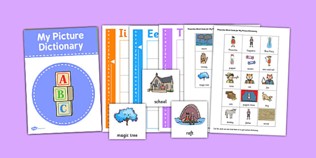 Pinocchio Picture Dictionary and Word Card Set - Twinkl