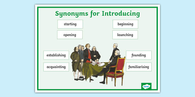 Synonyms for Introducing Word Mat (teacher made) - Twinkl