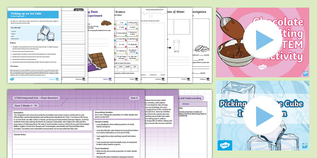 STEM IU Yr 3 Chain Reaction Wk 7-8 (teacher made) - Twinkl