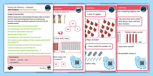 👉 * NEW * White Rose Maths Compatible Year 1 Tens and Ones