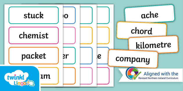 Linguistic Phonics Stage 5/6 Phase 4a 'k' Sound Word Cards